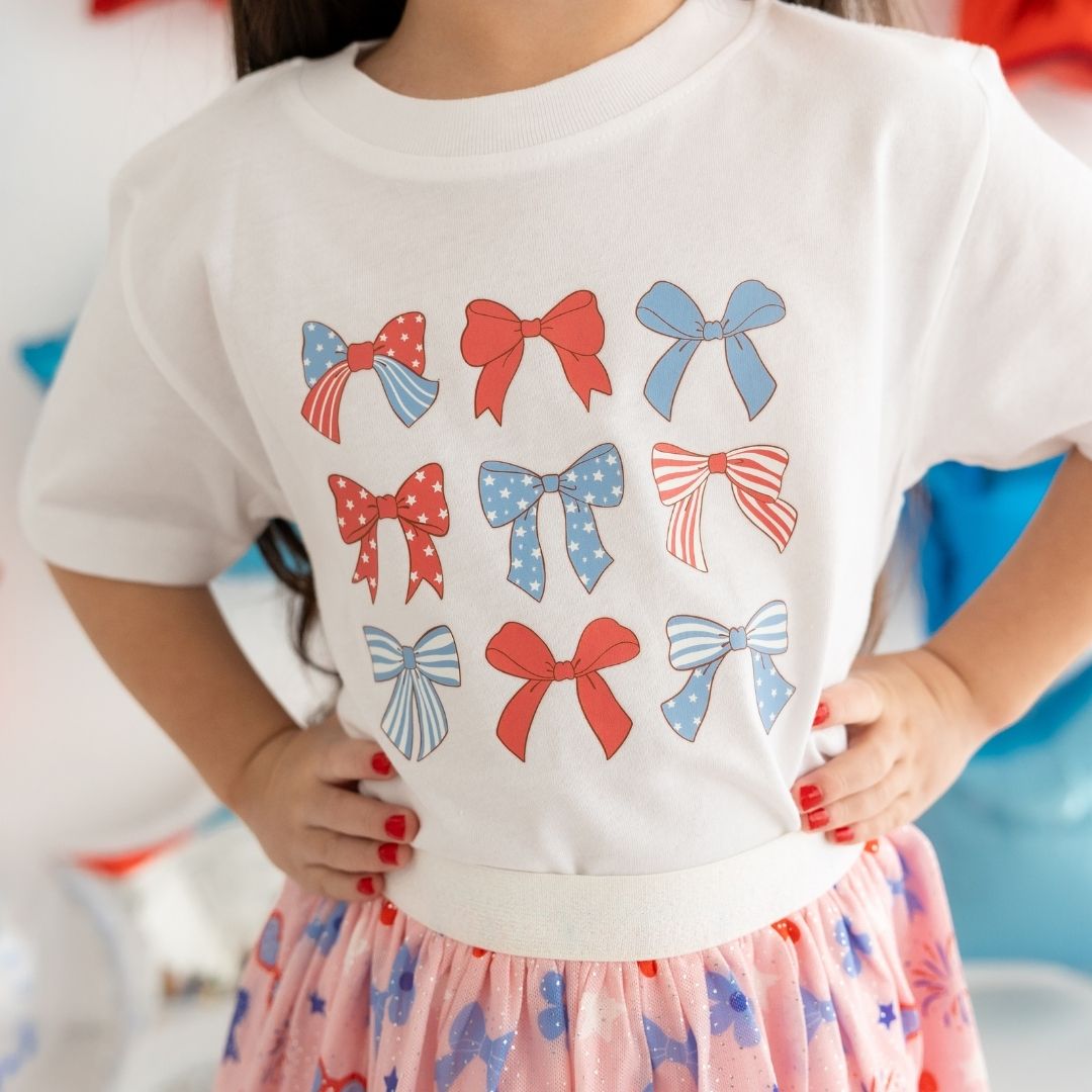 Sweet Wink Shirt Patriotic Cutie Cheeky Plum