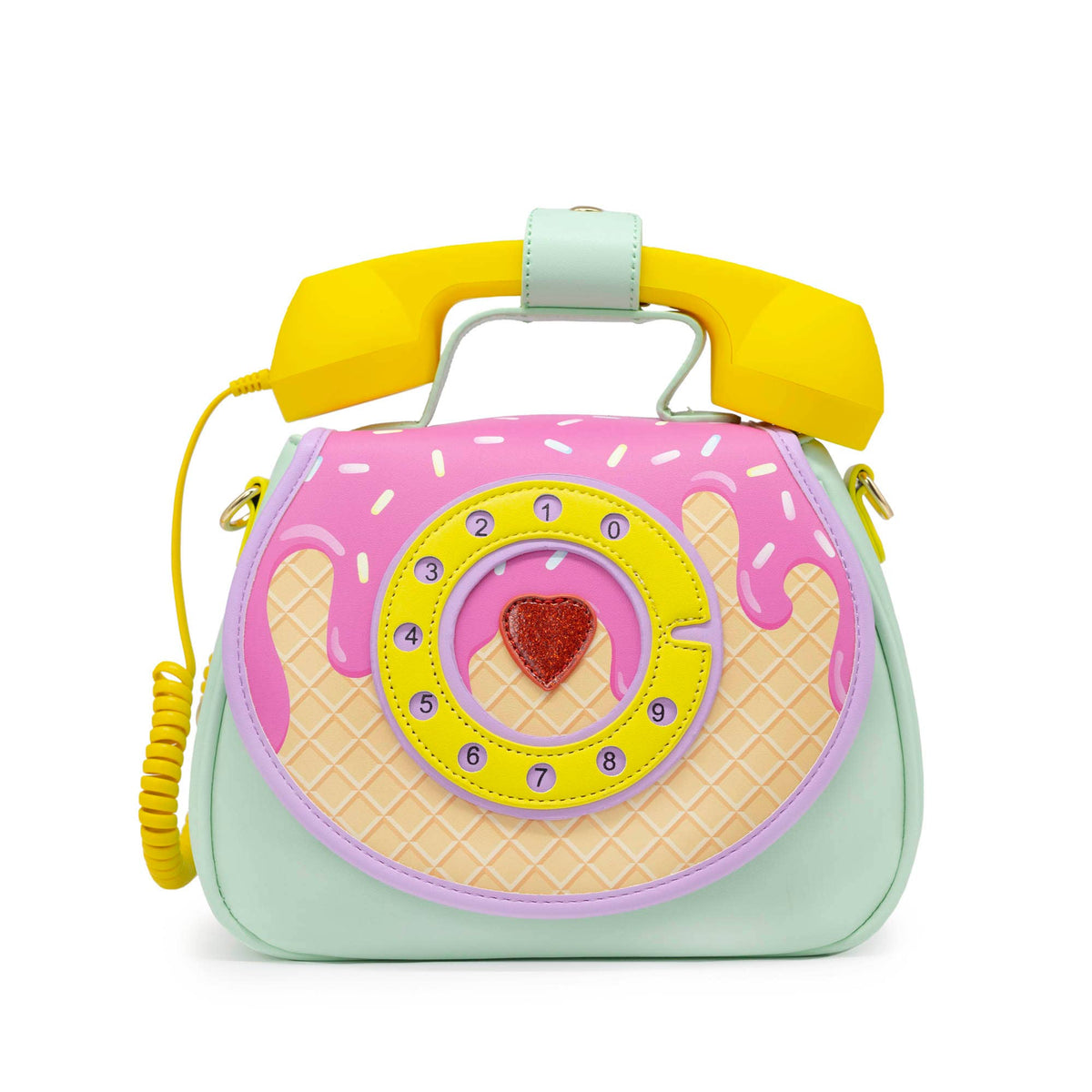 Ring Ring Phone Convertible Handbag - Ice Cream Dream – Cheeky Plum