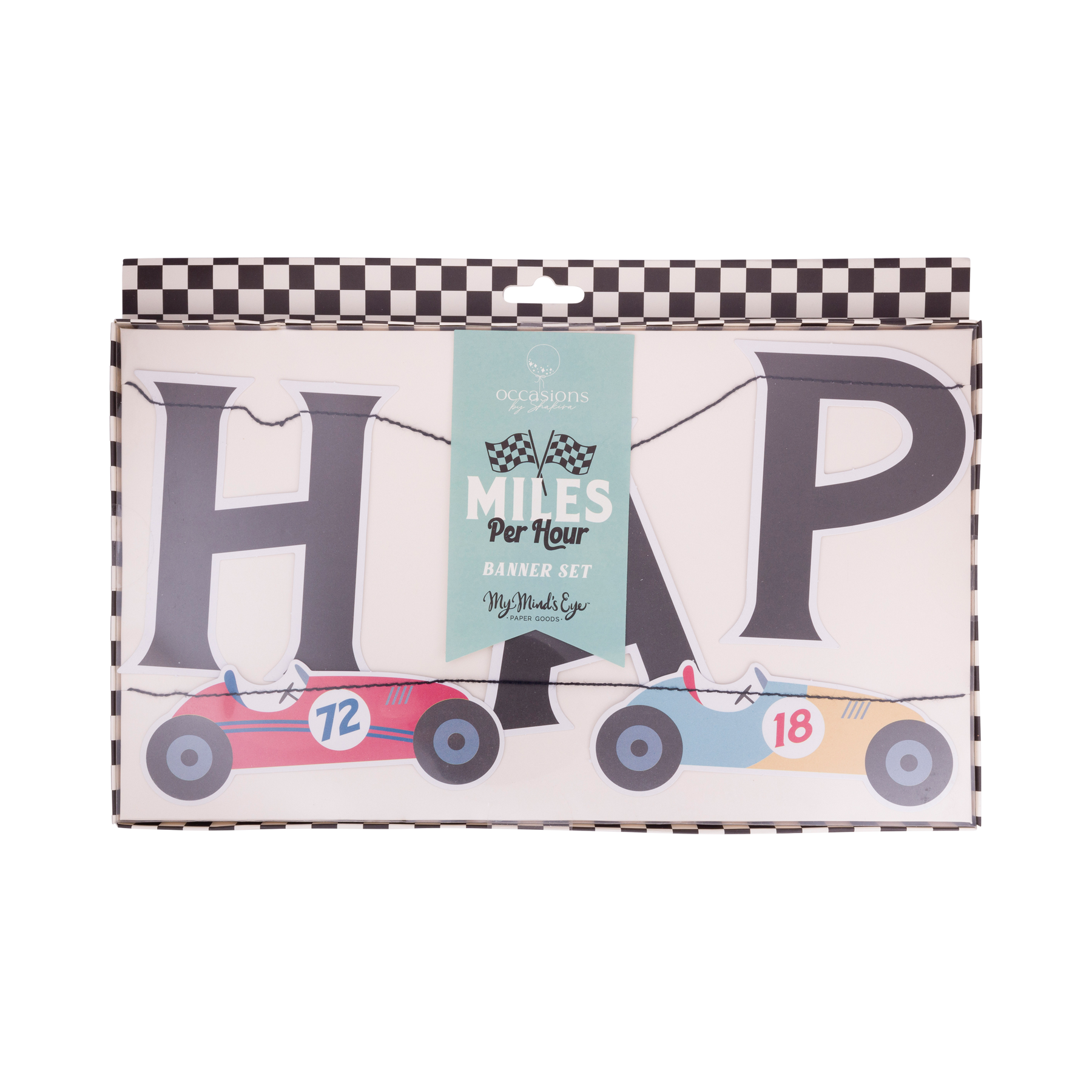 Race Car Birthday Banner Set – Cheeky Plum
