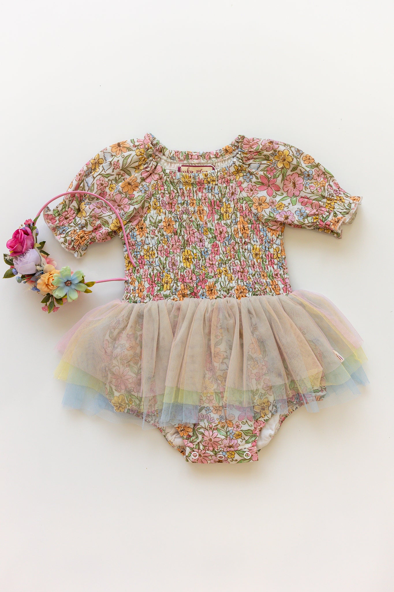 Bubble Romper - Garden Of Whimsy – Cheeky Plum