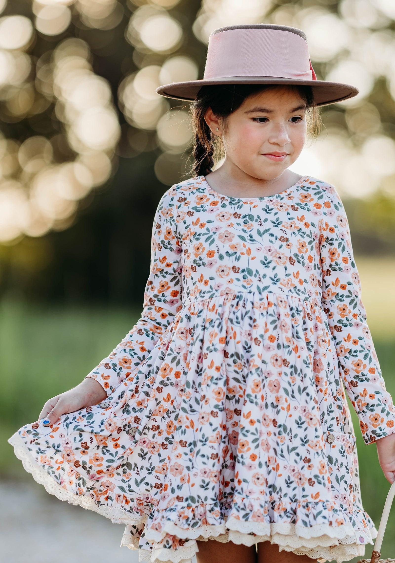 Myra Knit Dress - Harvest Bloom – Cheeky Plum