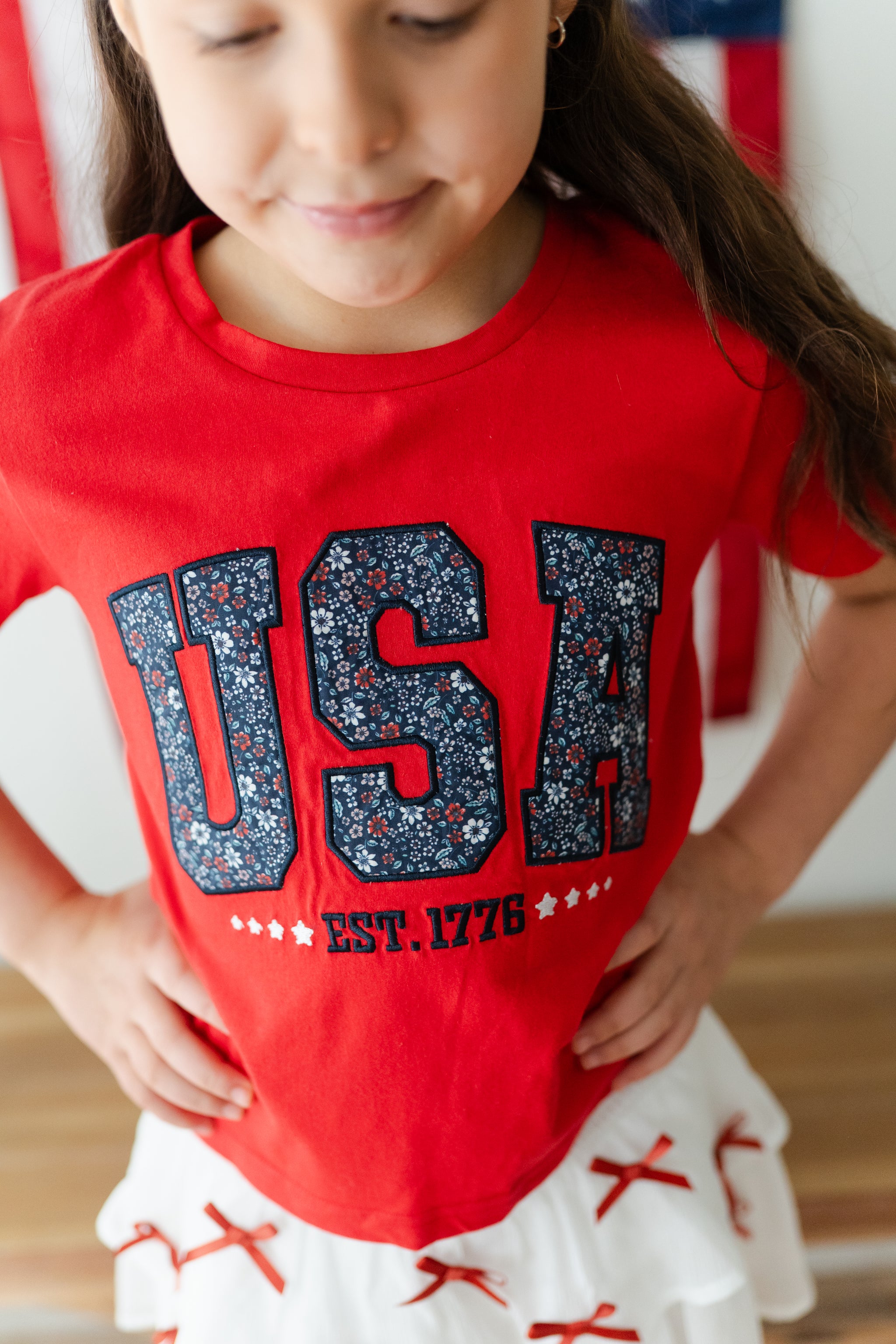 Graphic Tee - Lil Patriot – Cheeky Plum