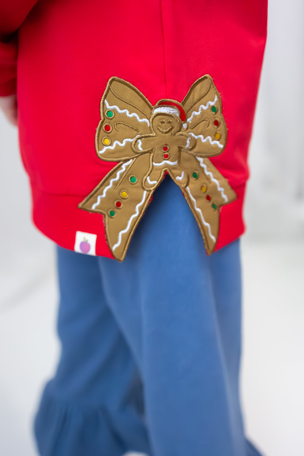 Applique Sweater - Gingerbread Magic – Cheeky Plum
