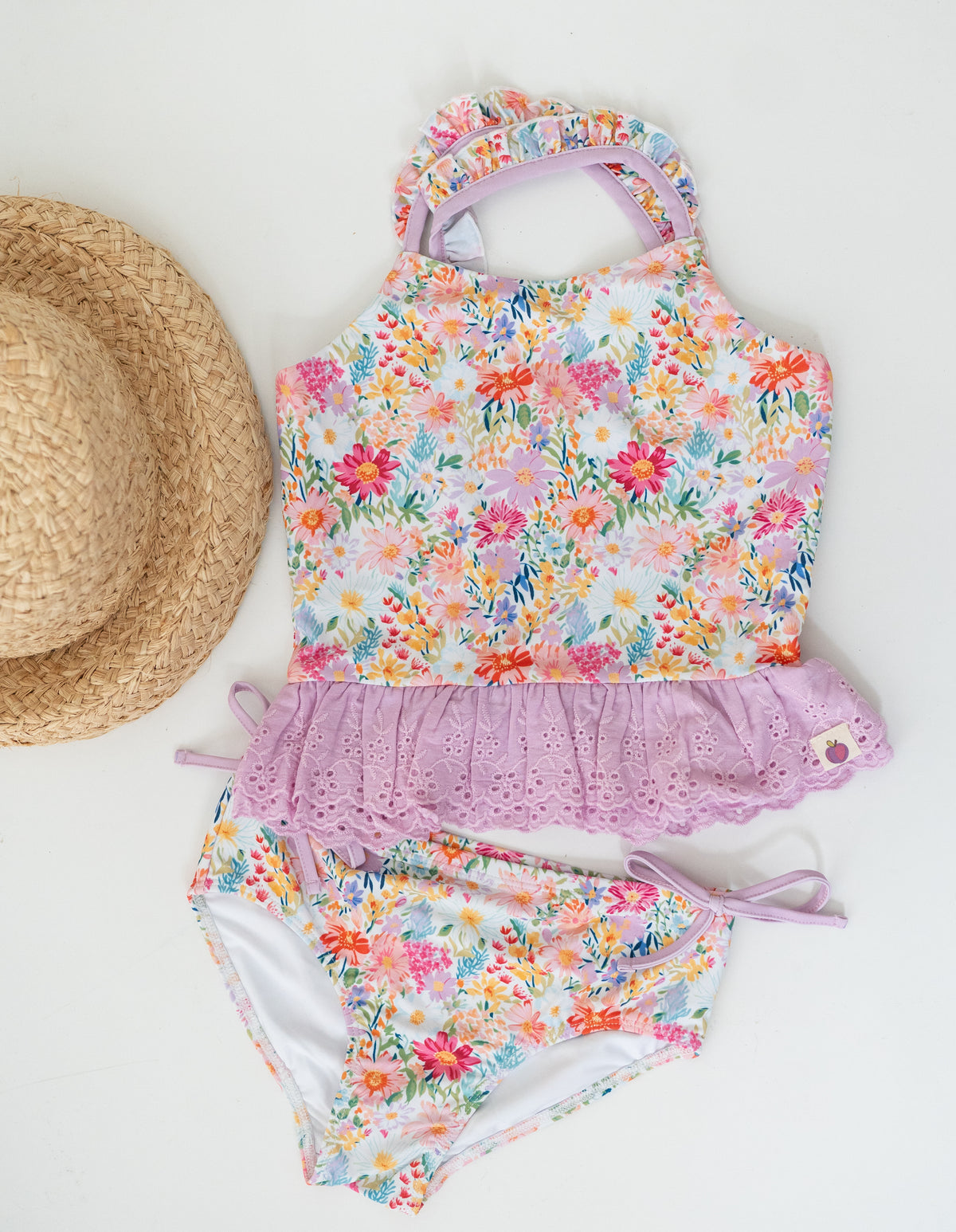 Selah Tankini Swimsuit - Wildflower Waltz – Cheeky Plum