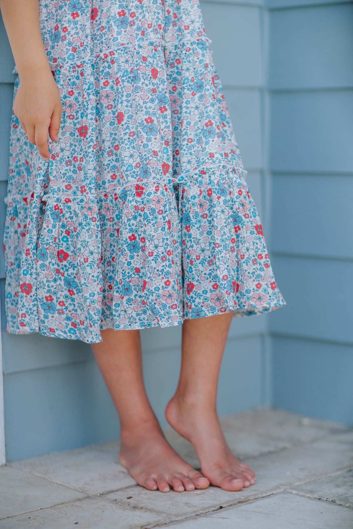 Fiona Maxi Dress - American Blossom – Cheeky Plum