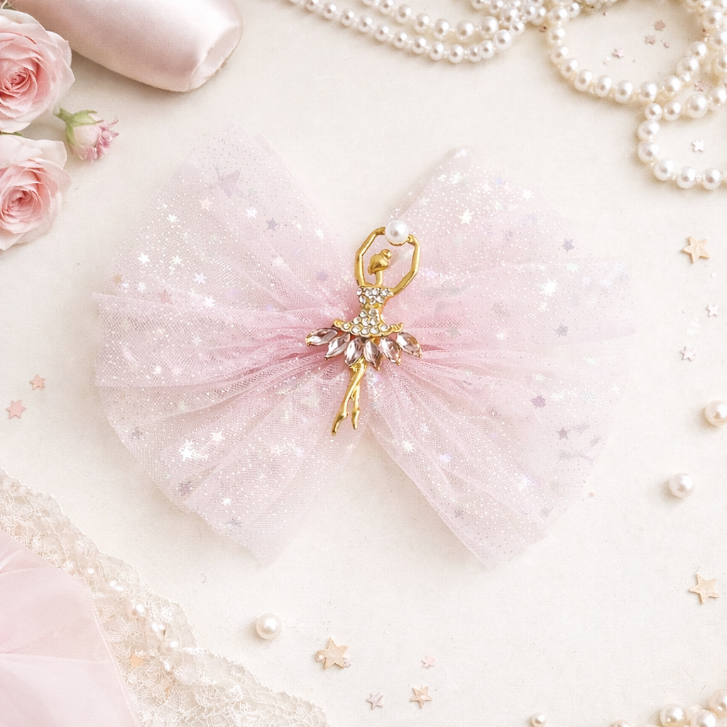 Ballerina Tulle Hair Clip – Cheeky Plum