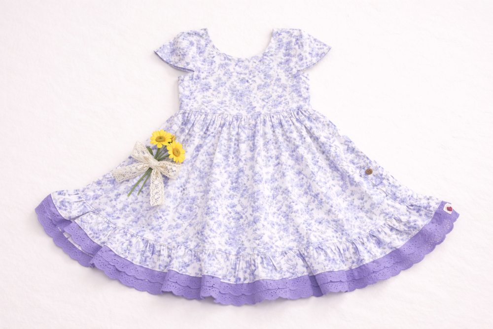 Myra Dress - Lavender Cottage – Cheeky Plum