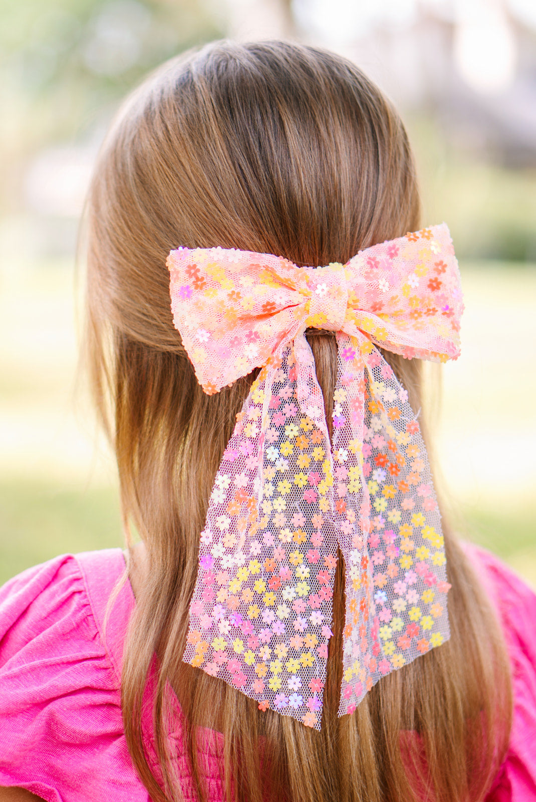 Tulle Hair Bow - Daisy Crazy – Cheeky Plum