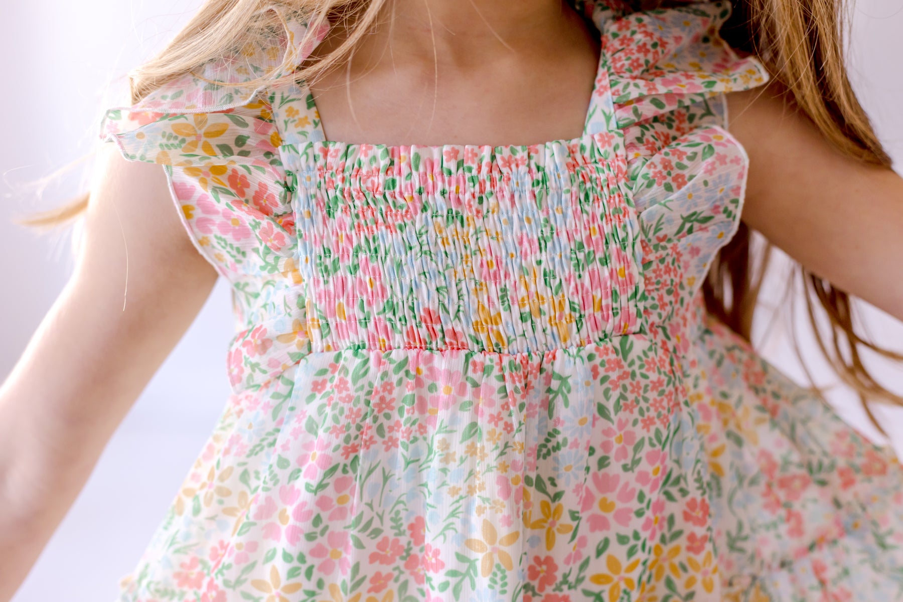 Brielle Dress - Cottontail – Cheeky Plum