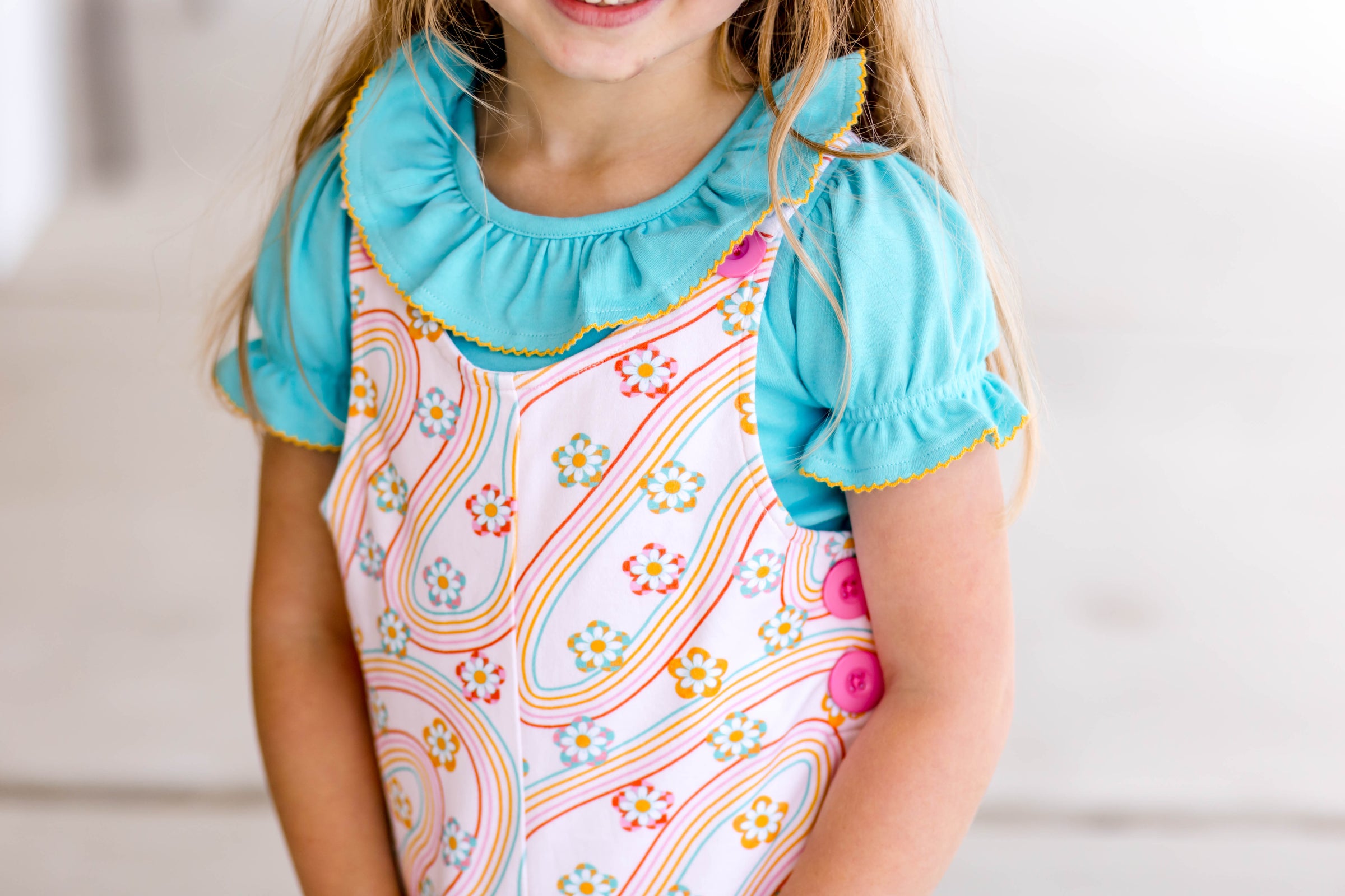 Parker Jumper Set - Flower Power – Cheeky Plum