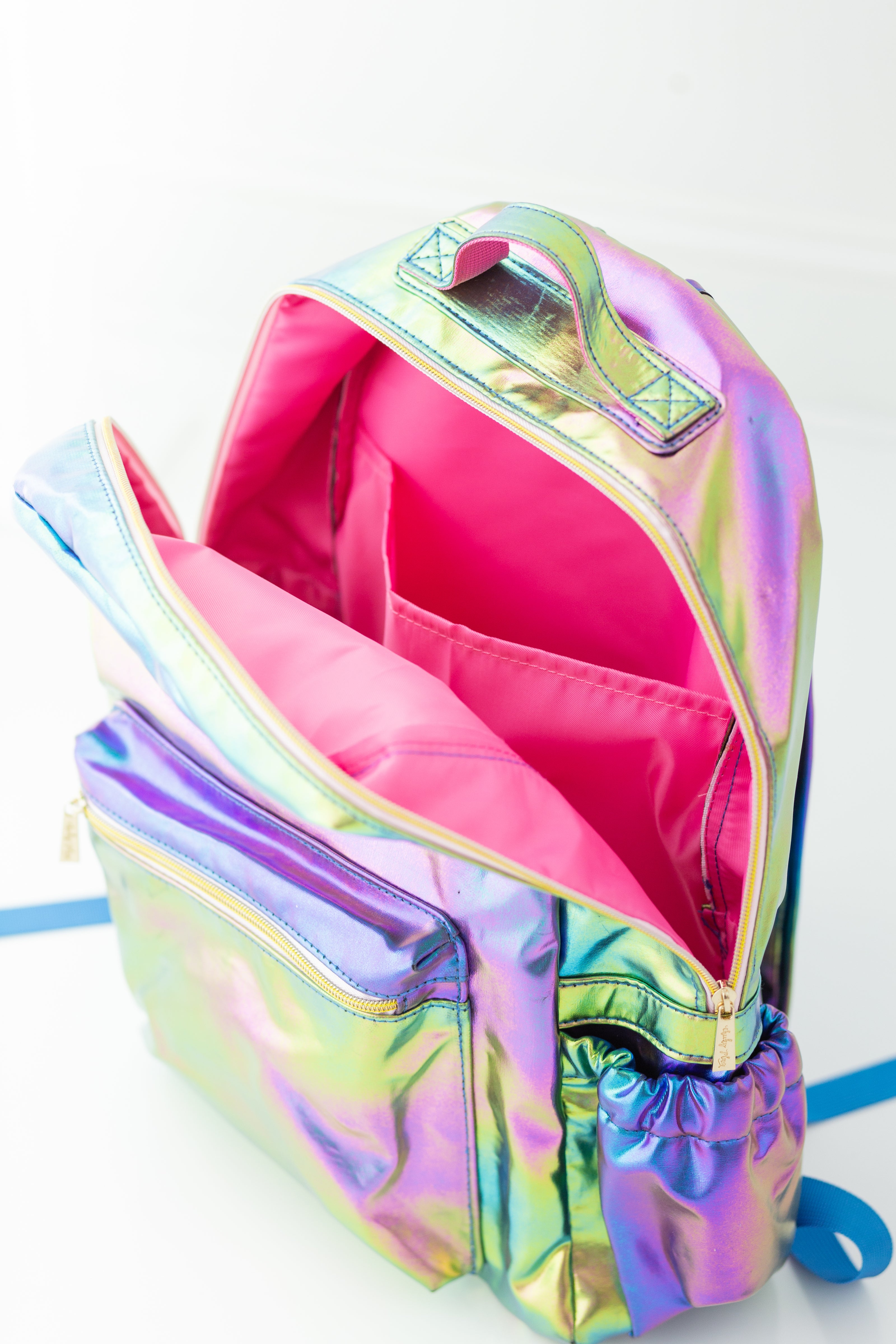 Bree Backpack - Metallic Rainbow – Cheeky Plum