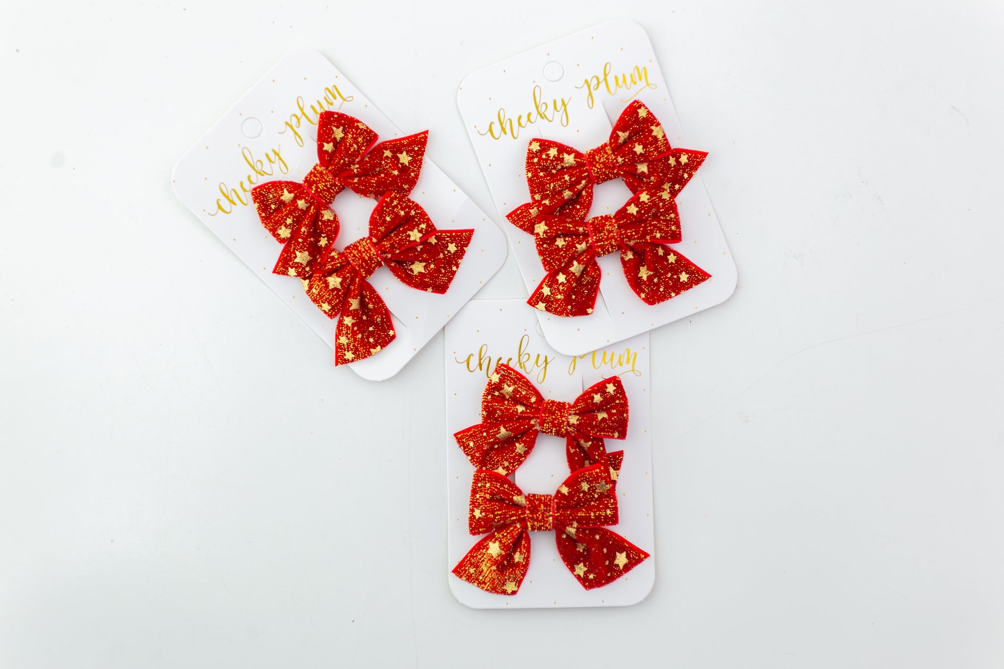 Starlight Noel Hair Bow Set – Cheeky Plum