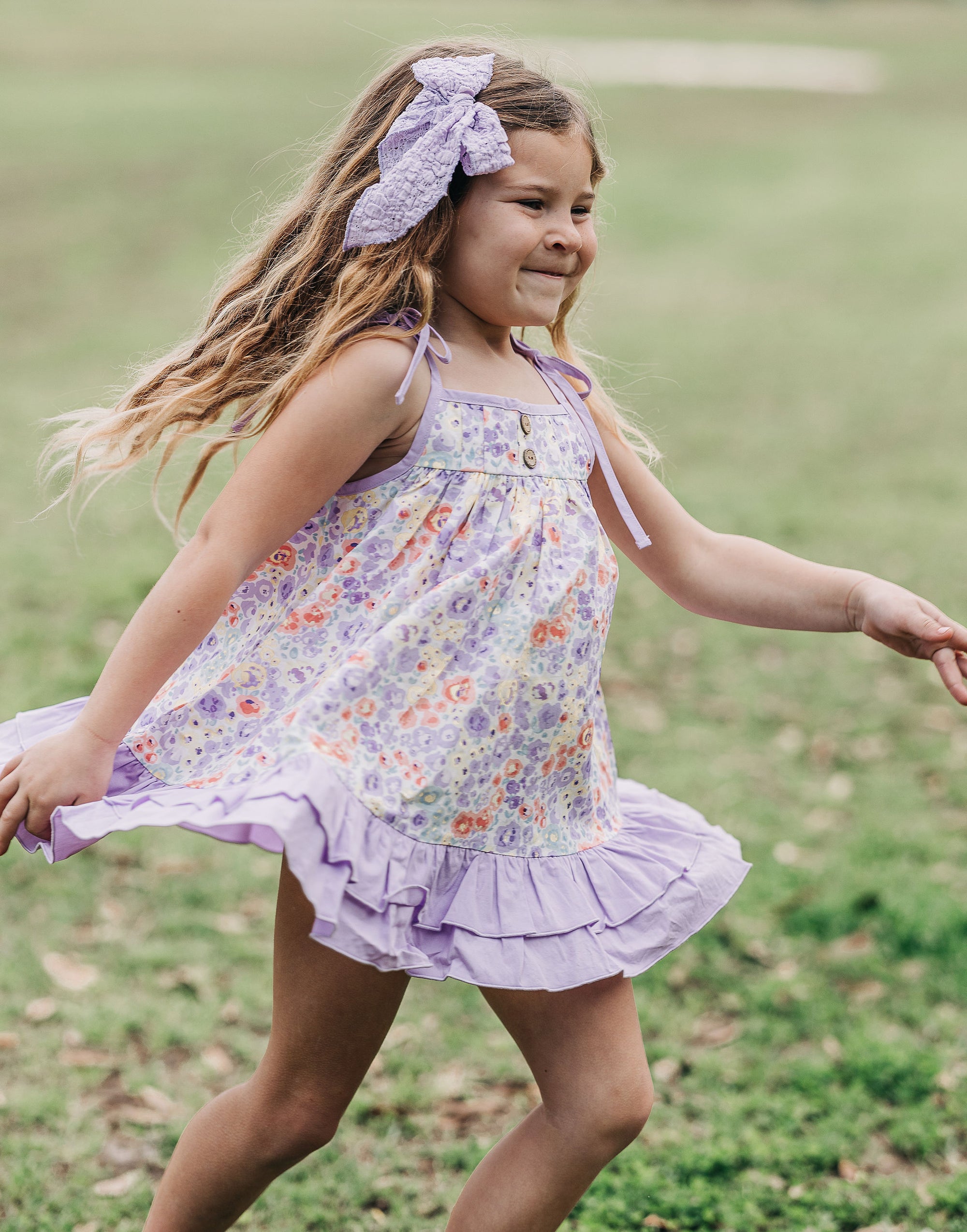 Stella Dress - Whispering Garden – Cheeky Plum