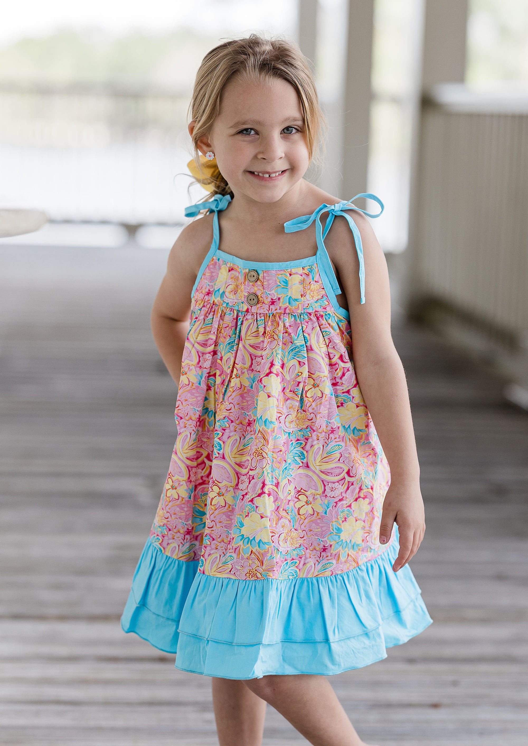 Stella Dress - Hula Pink – Cheeky Plum