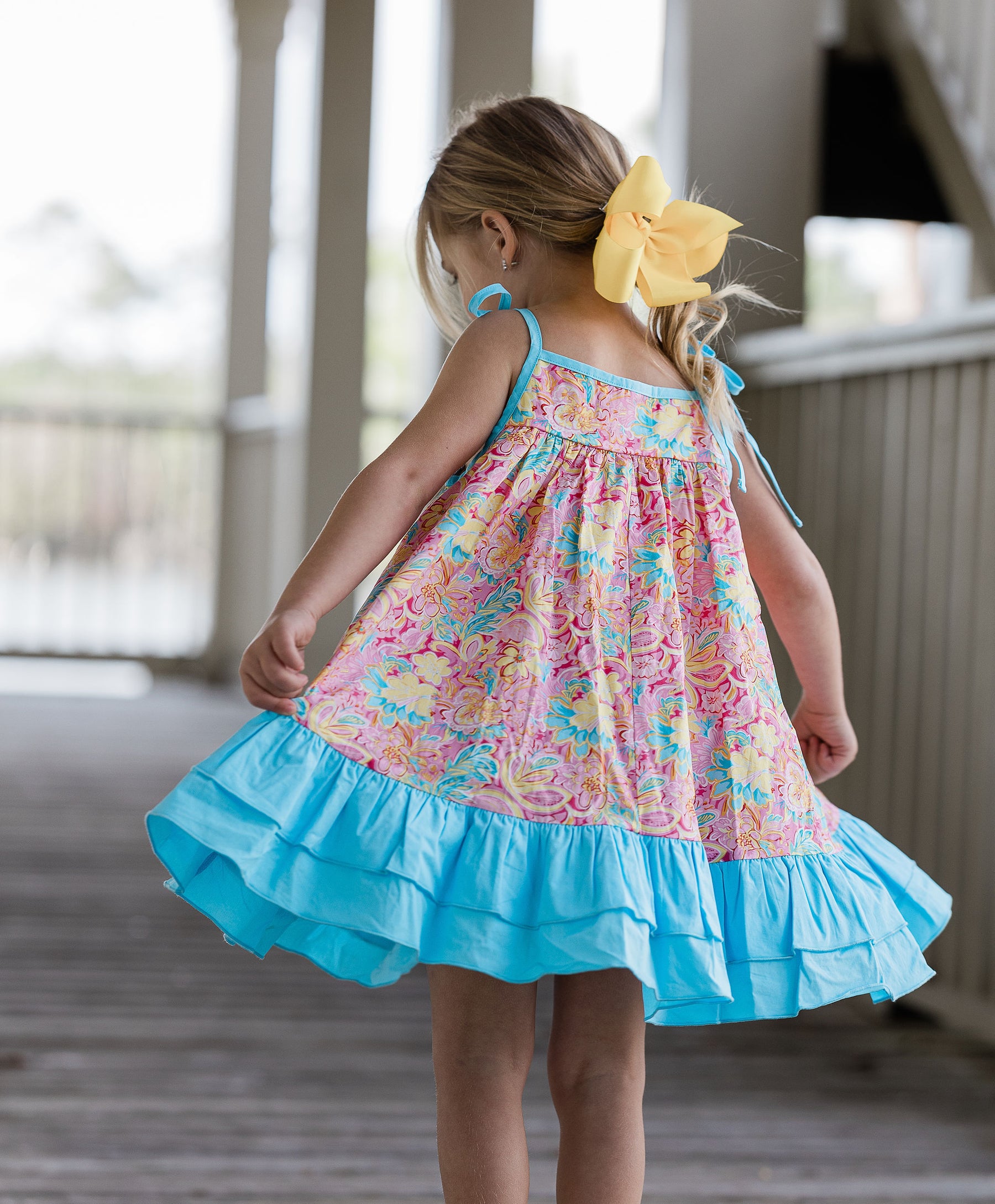 Stella Dress - Hula Pink – Cheeky Plum