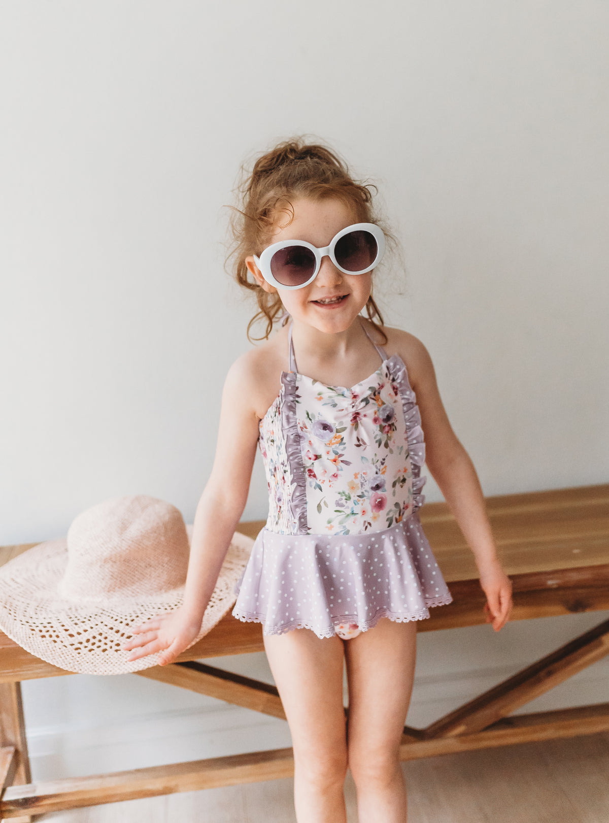 Piper Swimsuit - Violet Breeze – Cheeky Plum