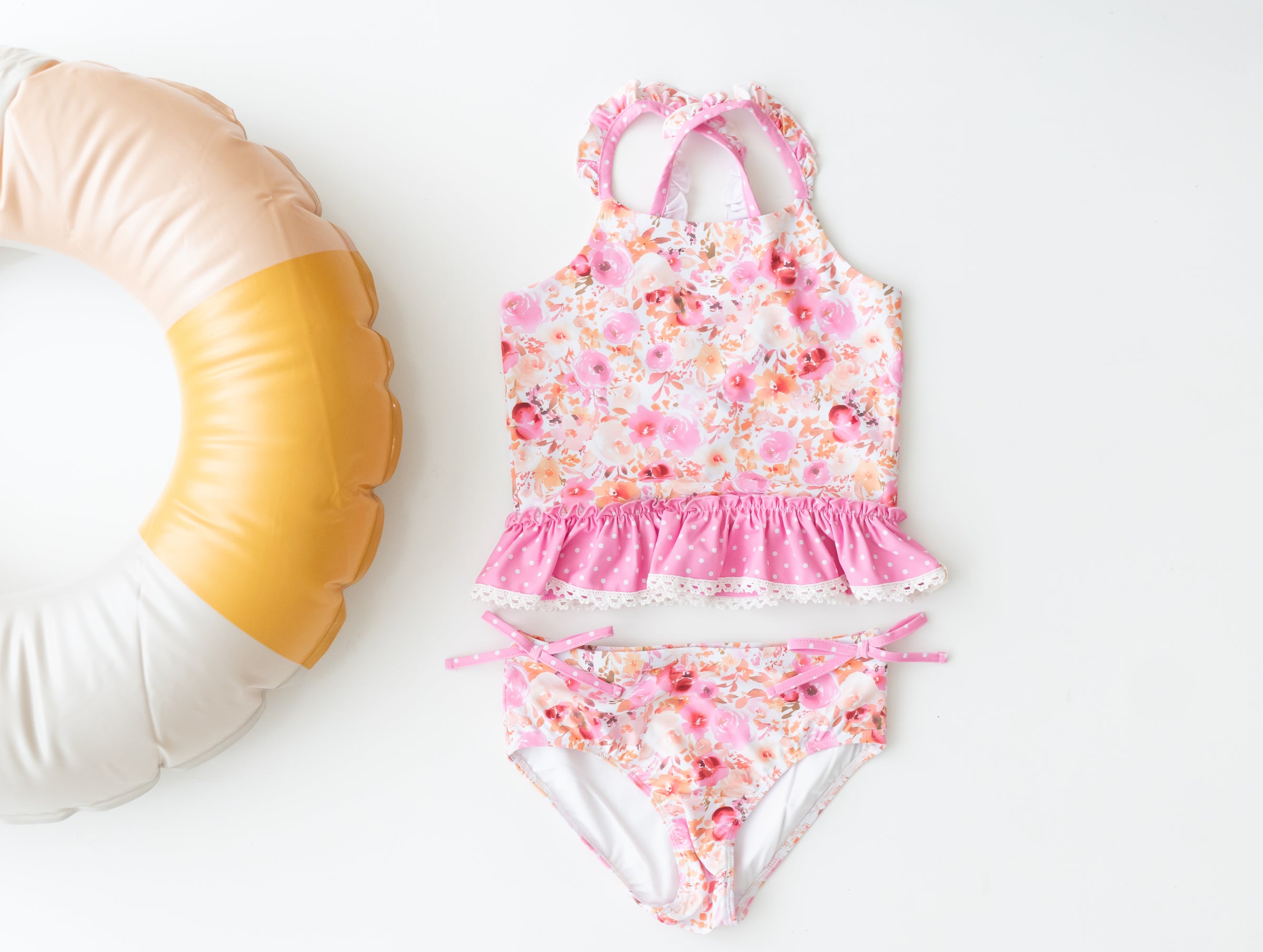 Selah Tankini Swimsuit - Mandarin Dream – Cheeky Plum