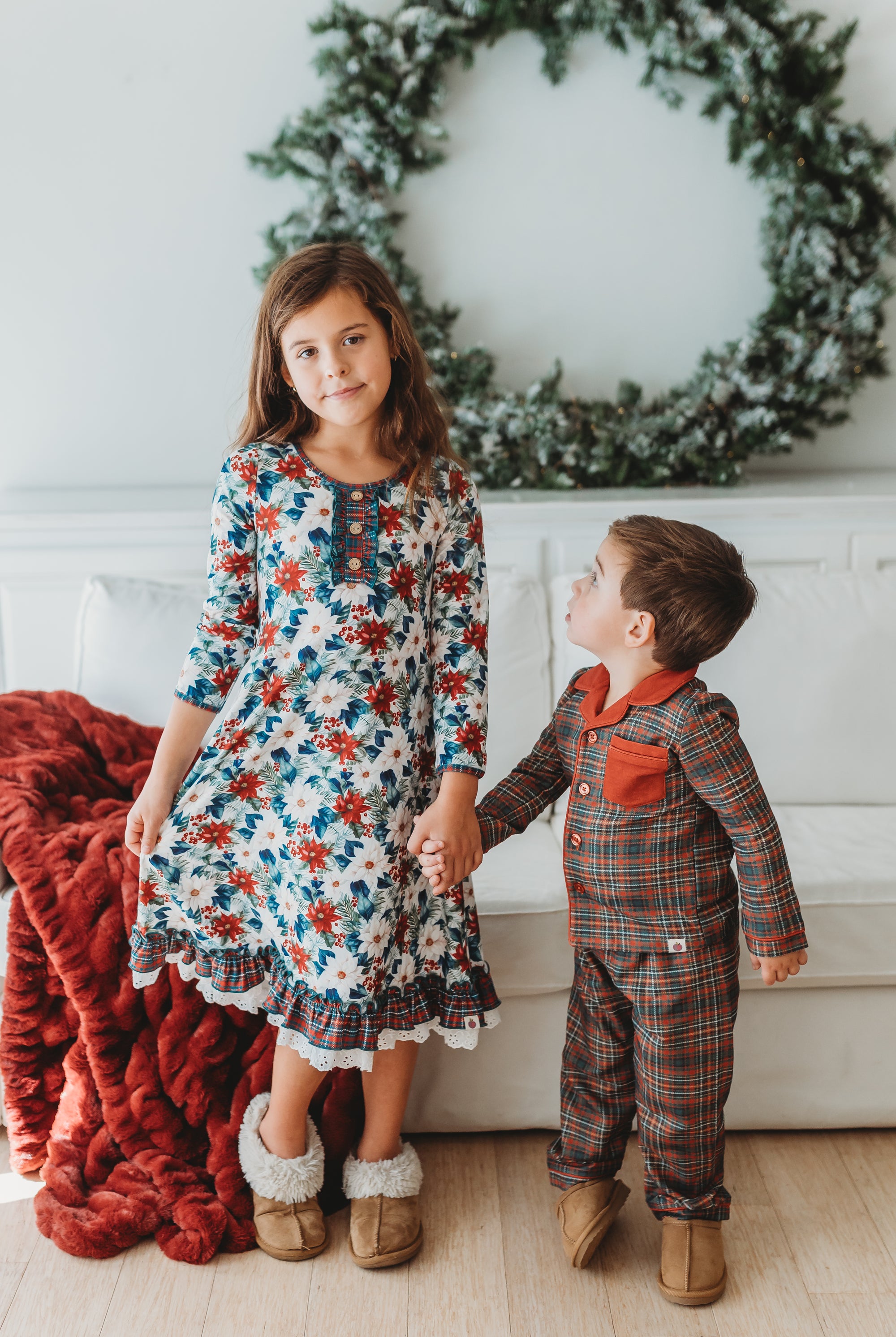 Loungewear Gown - Snowberry – Cheeky Plum