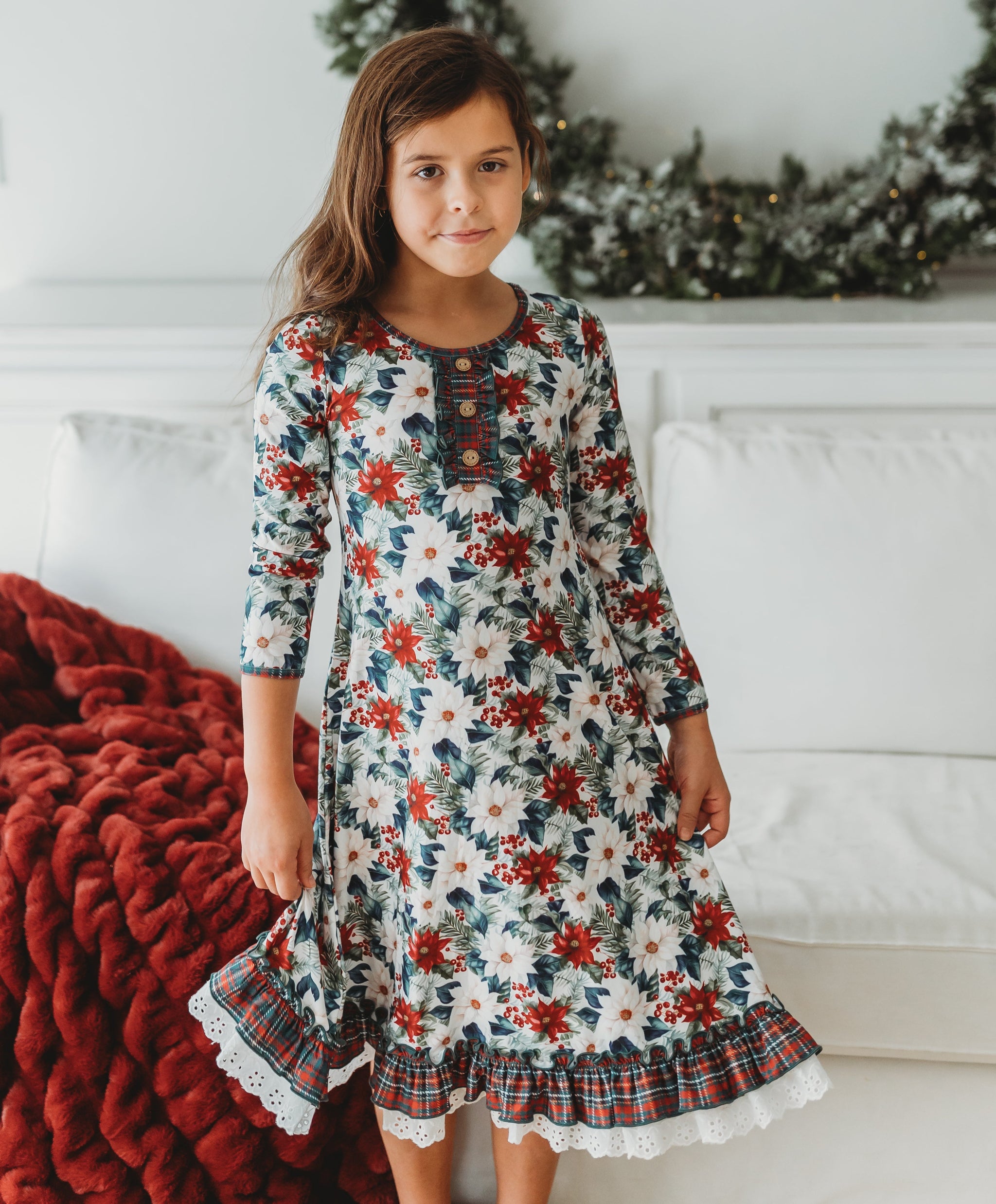 Loungewear Gown - Snowberry – Cheeky Plum