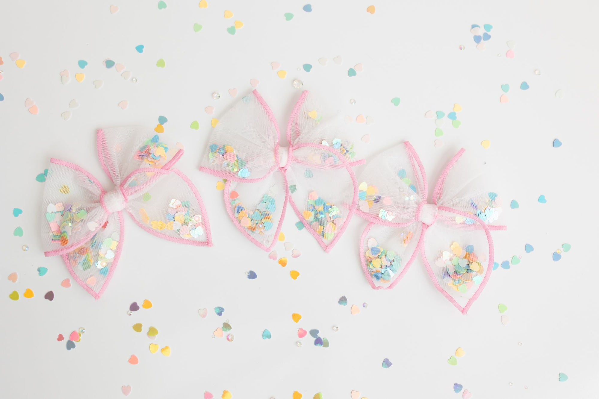 Mesh Shaker Bow - Pastel Pop - Small – Cheeky Plum