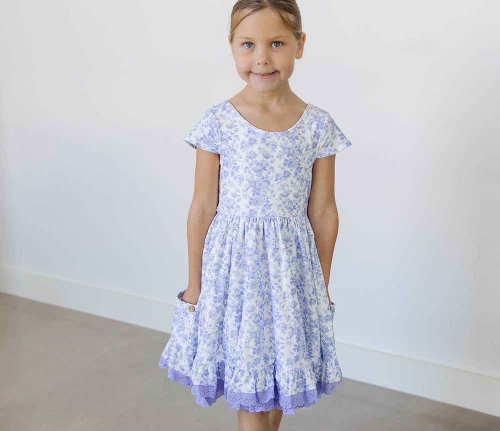 Myra Dress - Lavender Cottage – Cheeky Plum