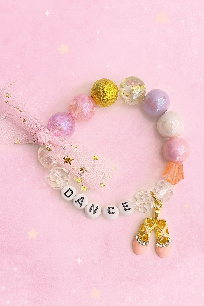 Crushed Glass Bead Stretch Bracelet - Dance – Cheeky Plum