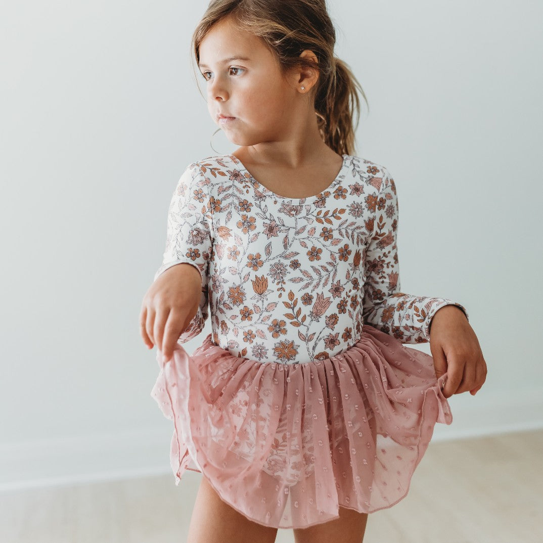 Farrah Leotard - Spiced Peach – Cheeky Plum