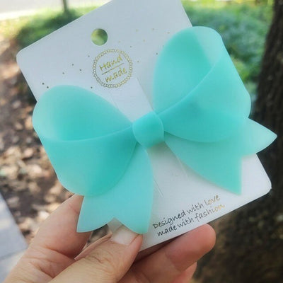 JELLIES Waterproof Pool Bow - Blue – Cheeky Plum